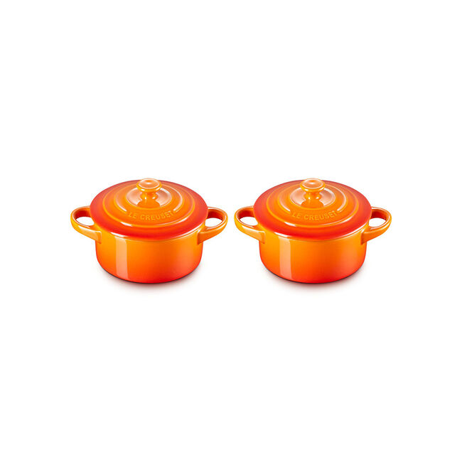 Mini Cocottes, Set of 2 - Flame | Le Creuset®