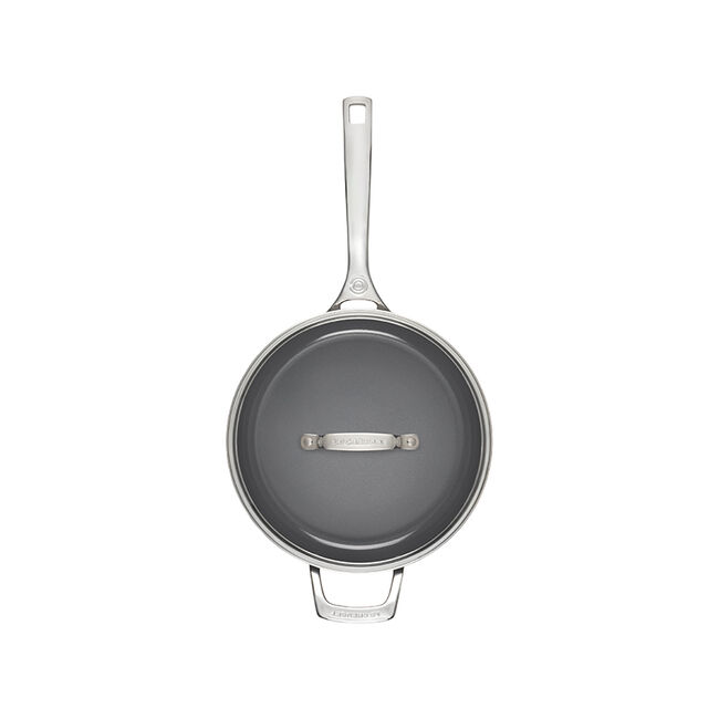 Essential Non-stick Ceramic Sauté Pan with Glass Lid | Le Creuset®