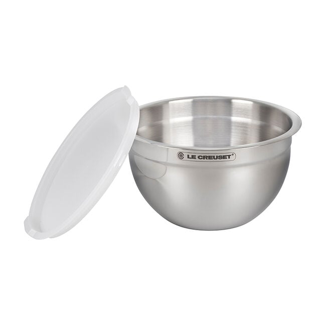 Stainless Steel Mixing Bowls with Lids, Set of 3 | Le Creuset®