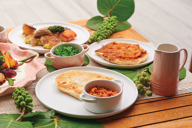 Romanian Griddle Breads with Spicy Zacusa | Le Creuset®