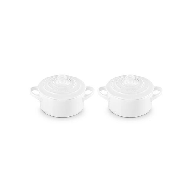 Mini Cocottes, Set of 2 - White | Le Creuset®