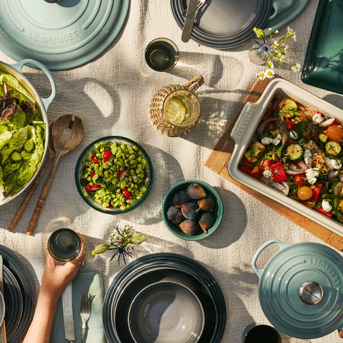 animated image of people serving food