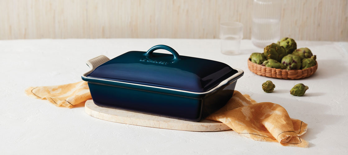 Produce Perfect Results with Le Creuset Stoneware Baking Dishes | Le ...