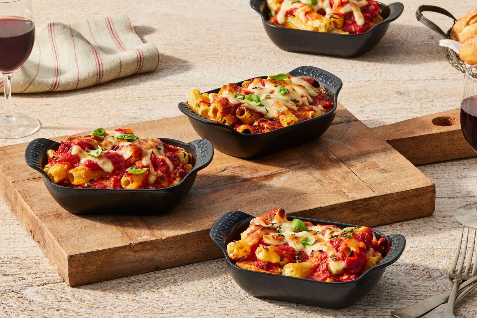 Baked Rigatoni with Ricotta and Herbs | Le Creuset®