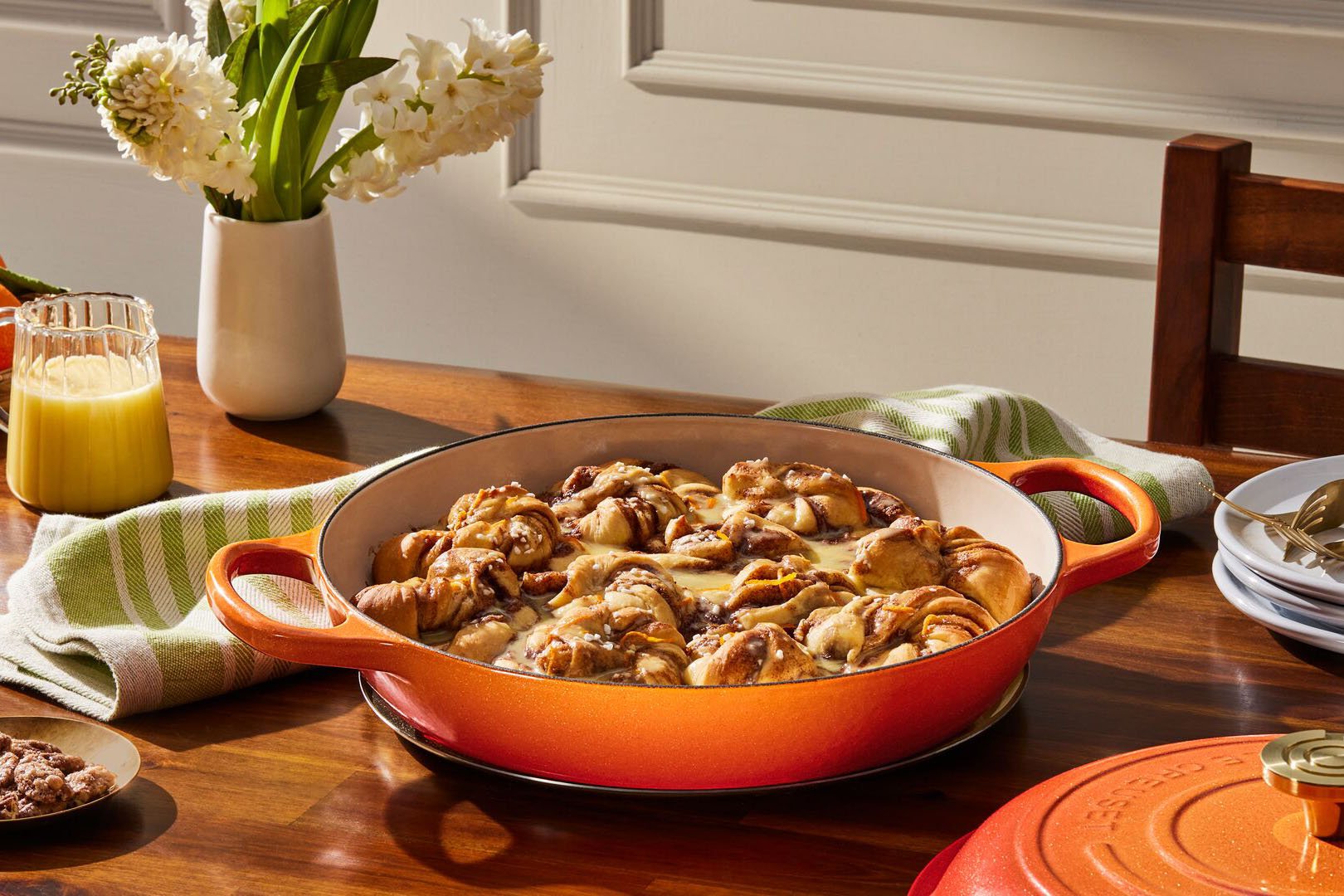 Cinnamon Rolls with Orange Glaze | Le Creuset®