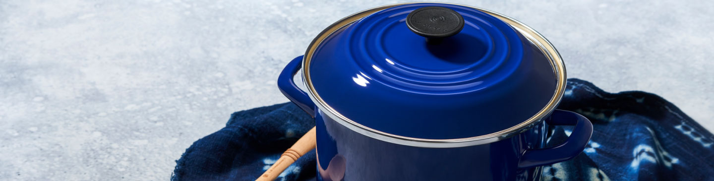 Stock, Soup, Pasta Pots, Large Stainless Steel and Enameled on Steel ...