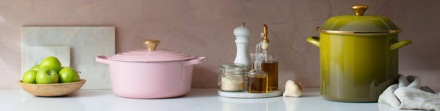 Stock, Soup, Pasta Pots, Large Stainless Steel and Enameled on Steel ...